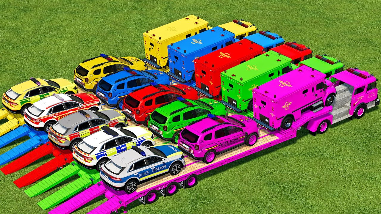 LOAD & TRANSPORT ARMORED TRUCKS, POLICE CARS, FIRE RESCUE & AMBULANCE ...