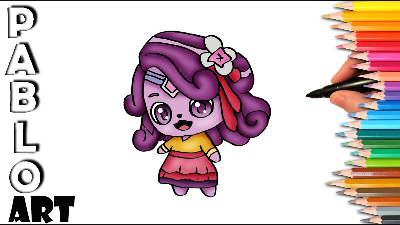 How to draw Luckyping from Teenieping | Learn to Draw step by step ...