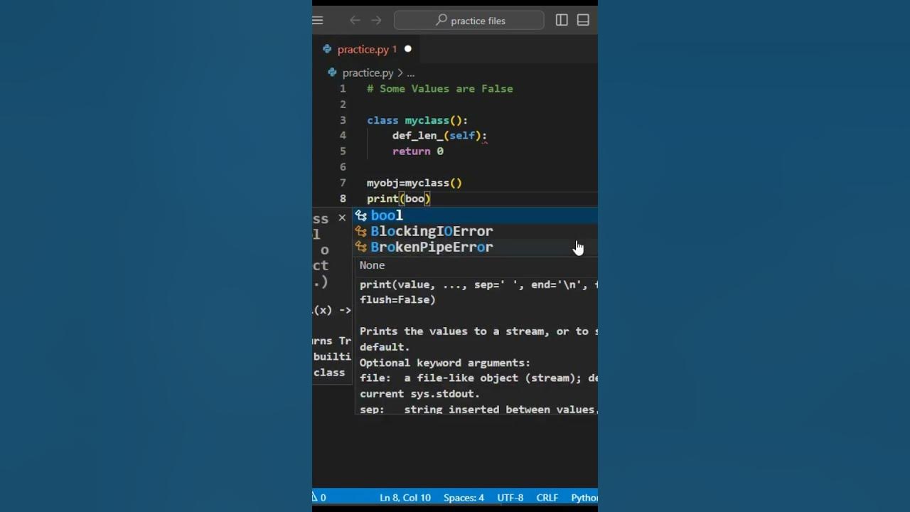 Some Values Are False Python Coding Learnpython Pythonforbeginners Python3 Youtube