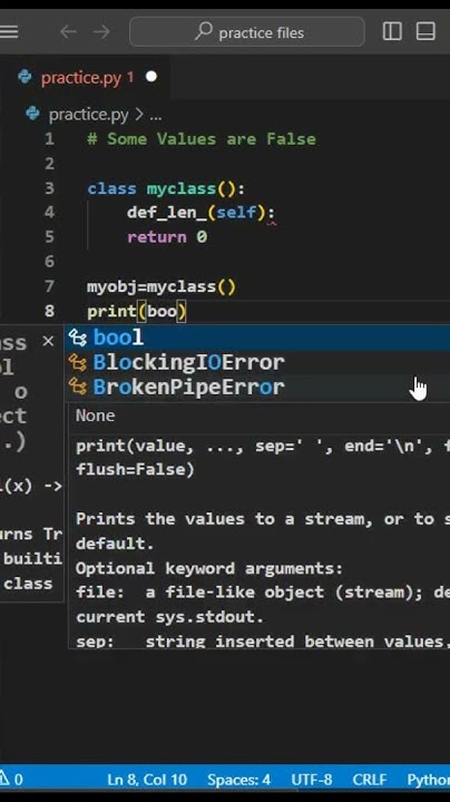 Some Values Are False Python Coding Learnpython Pythonforbeginners Python3 Youtube