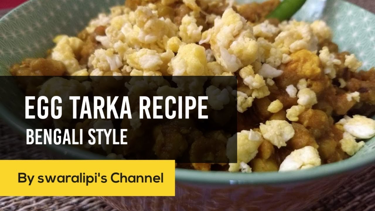 Egg tarka recipe in bengali style | Egg tarka | Egg tarka dhaba style ...