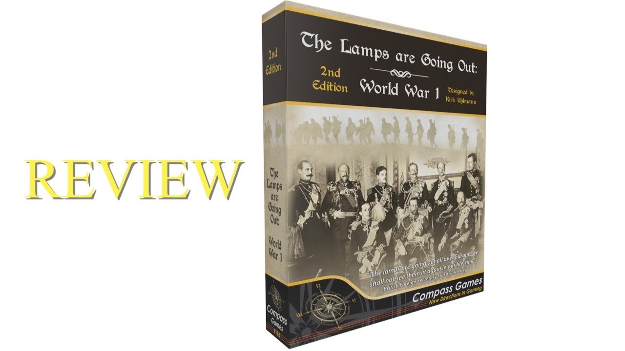 THE LAMPS ARE GOING OUT (2ND EDITION) BOARD GAME - REVIEW - YouTube