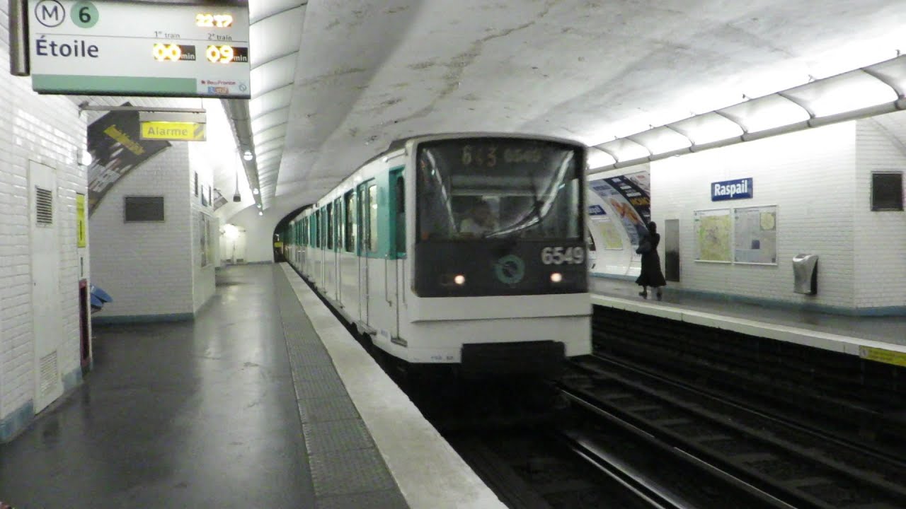 [Paris] Métro 6 - Raspail - YouTube