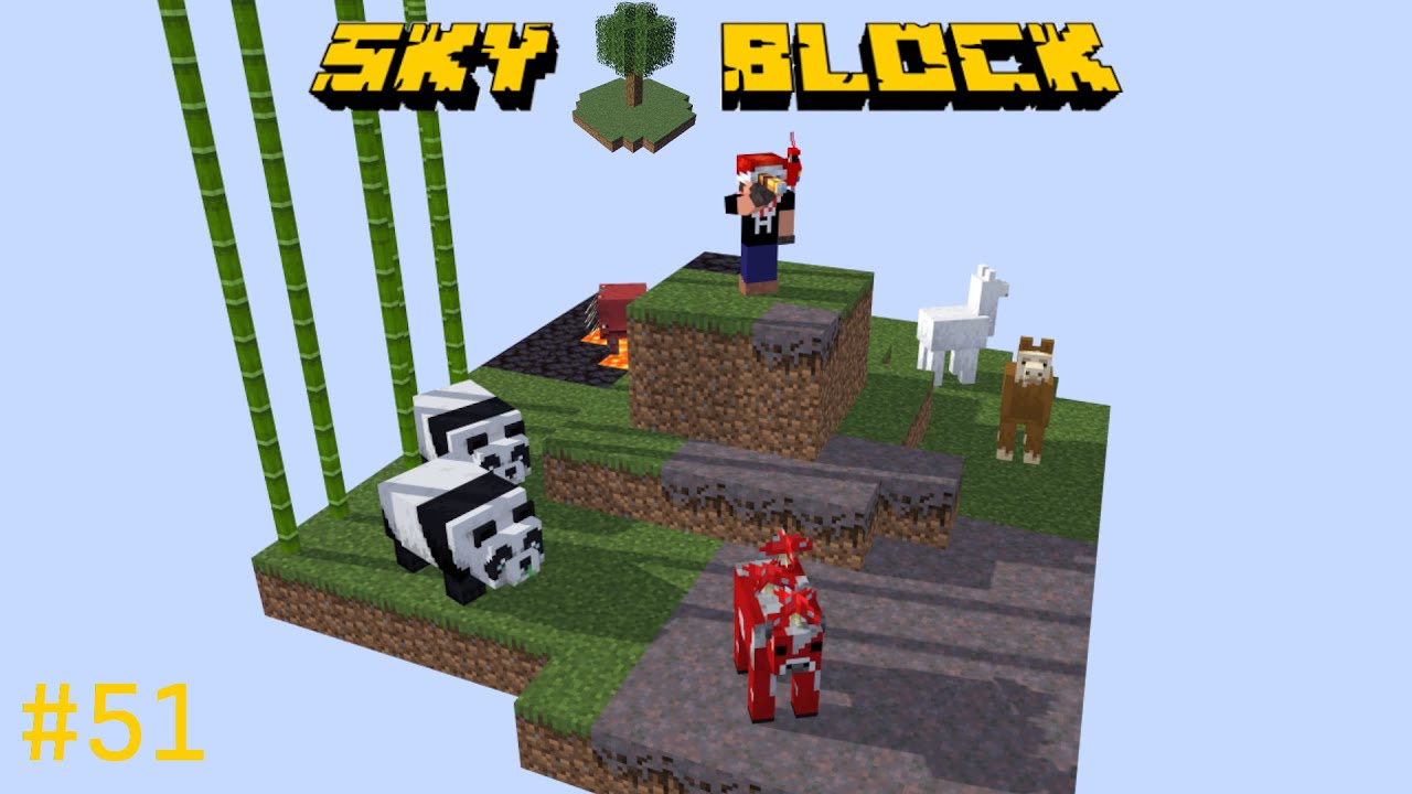 Tierische Aussichten (Herausforderung 8)- #51 SkyBlock 1.20.1 - YouTube