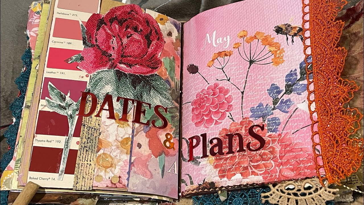 May 2023 journal pages … DayBook flip through…Journal ideas for busy ...