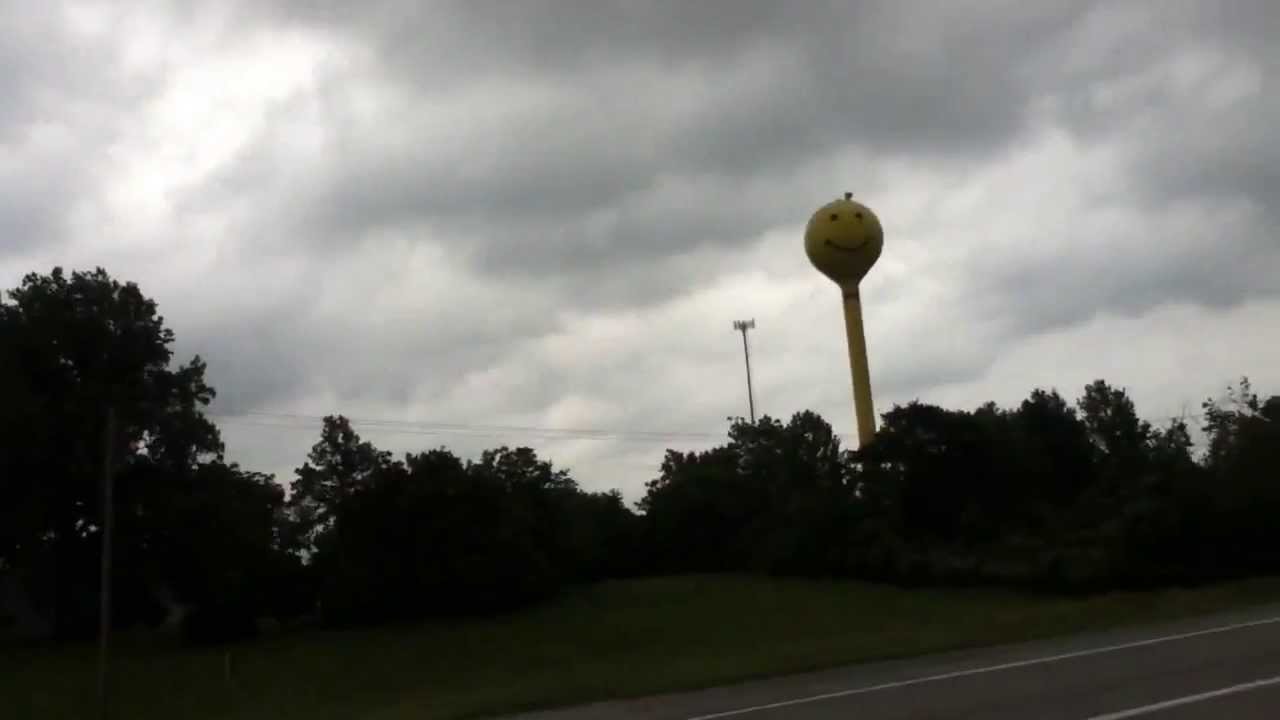 Smiley Face Water Tower - YouTube
