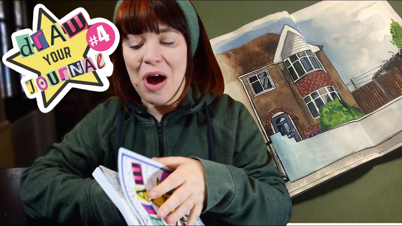Draw Your Journal by @bellamena | Draw your Home | Episode 4 - YouTube