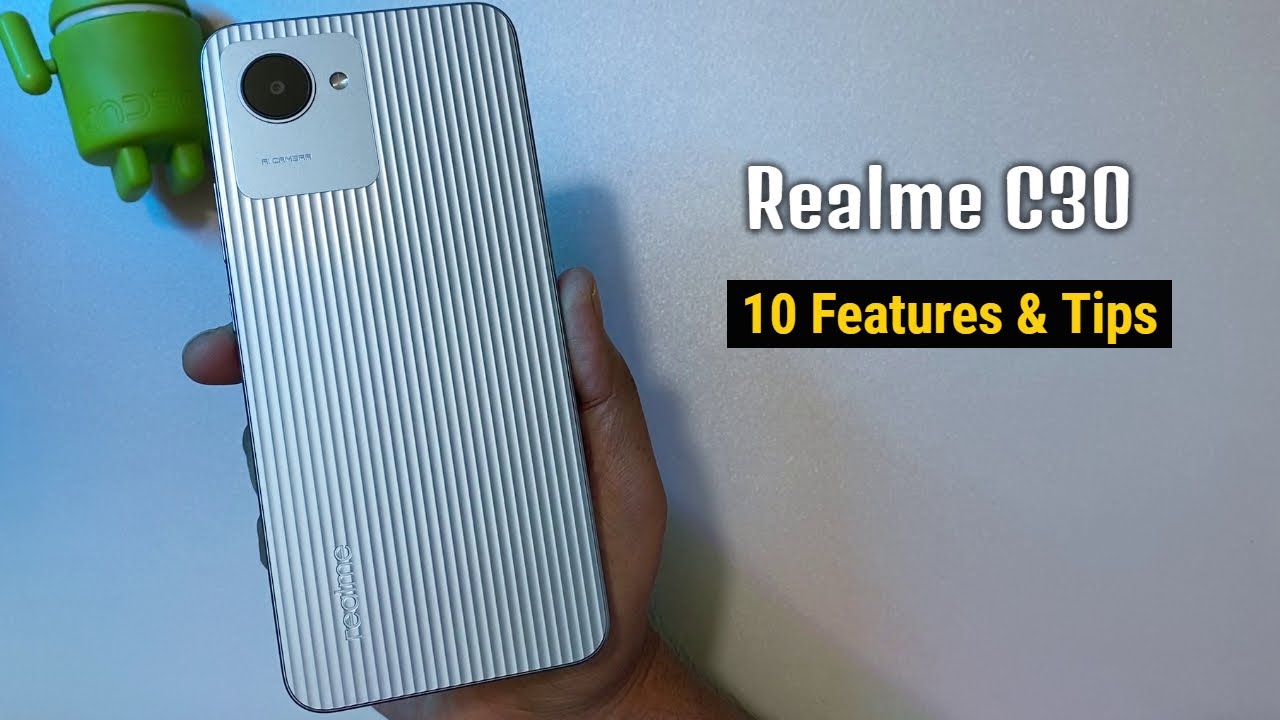 Realme C30 - Top 10 Features and Tips - YouTube