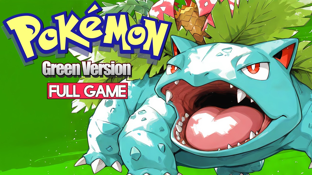 POKEMON GREEN -【FULL GAMEPLAY】WALKTHROUGH | No Commentary - YouTube