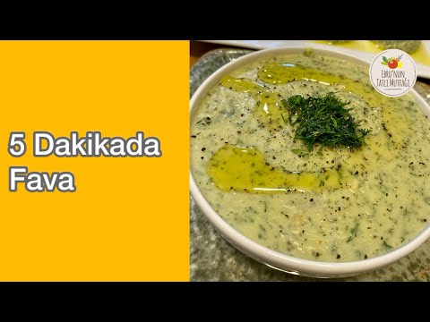 5 Dakikada En Lezzetli Fava 🤗