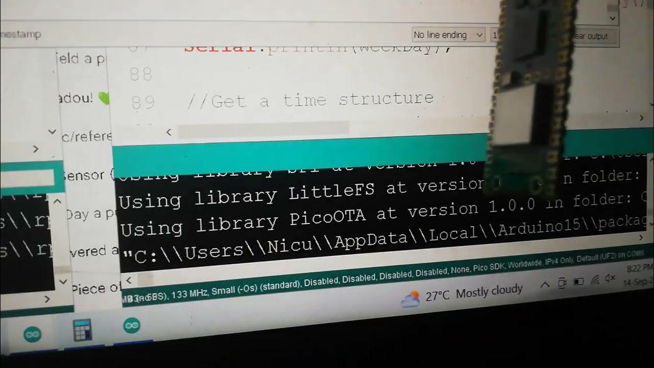 ceas NTP cu RPi Pico W (Arduino IDE) - YouTube