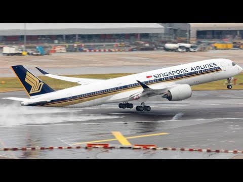 SQ351 Singapore Airlines A350 Copenhagen to Singapore # ...