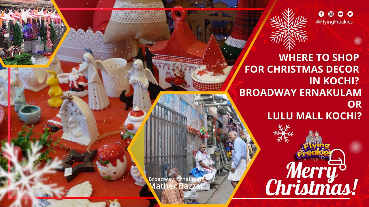Christmas shopping in Kochi | Broadway Ernakulam | Lulu kochi ...