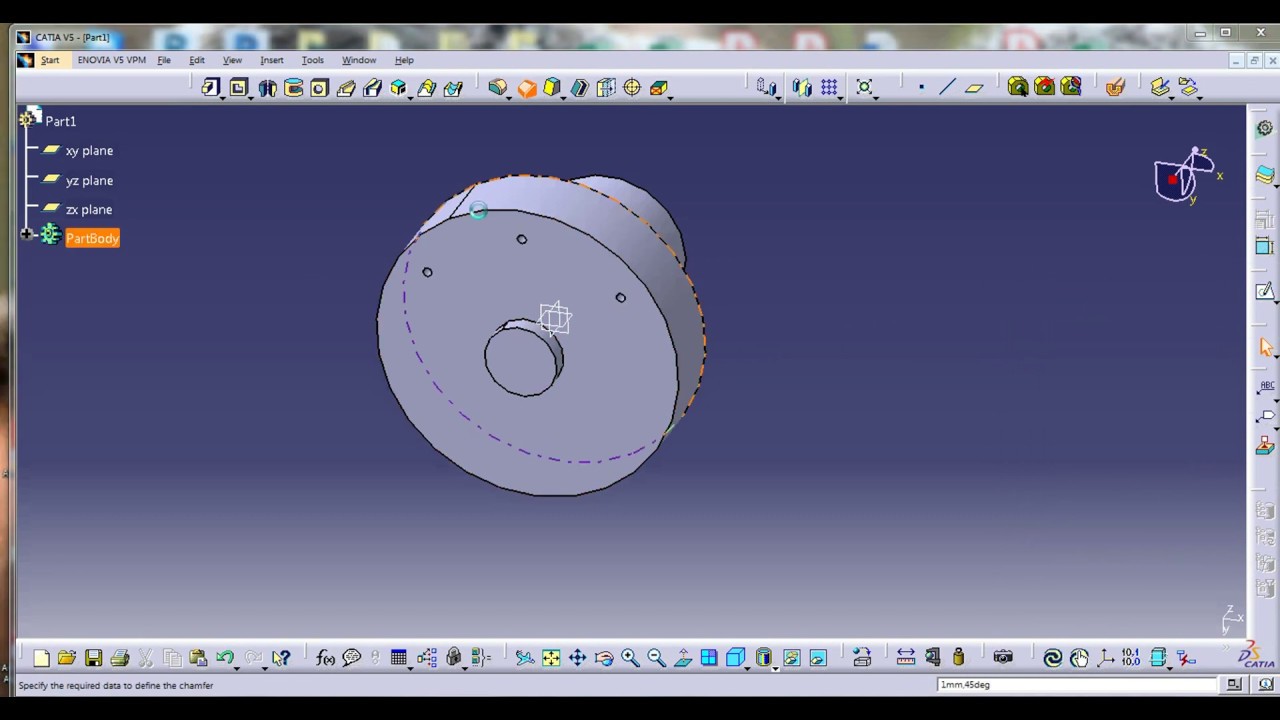 Catia tutroial/ how to design housing fixture in Catia V5 - YouTube