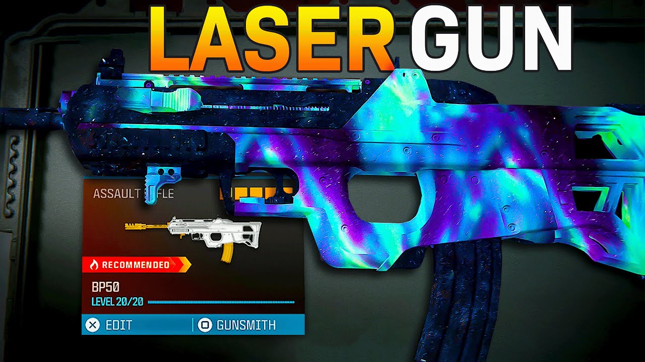 the NEW DLC LASER GUN is like AIMBOT in MW3 after UPDATE! (Best "BP50 ...