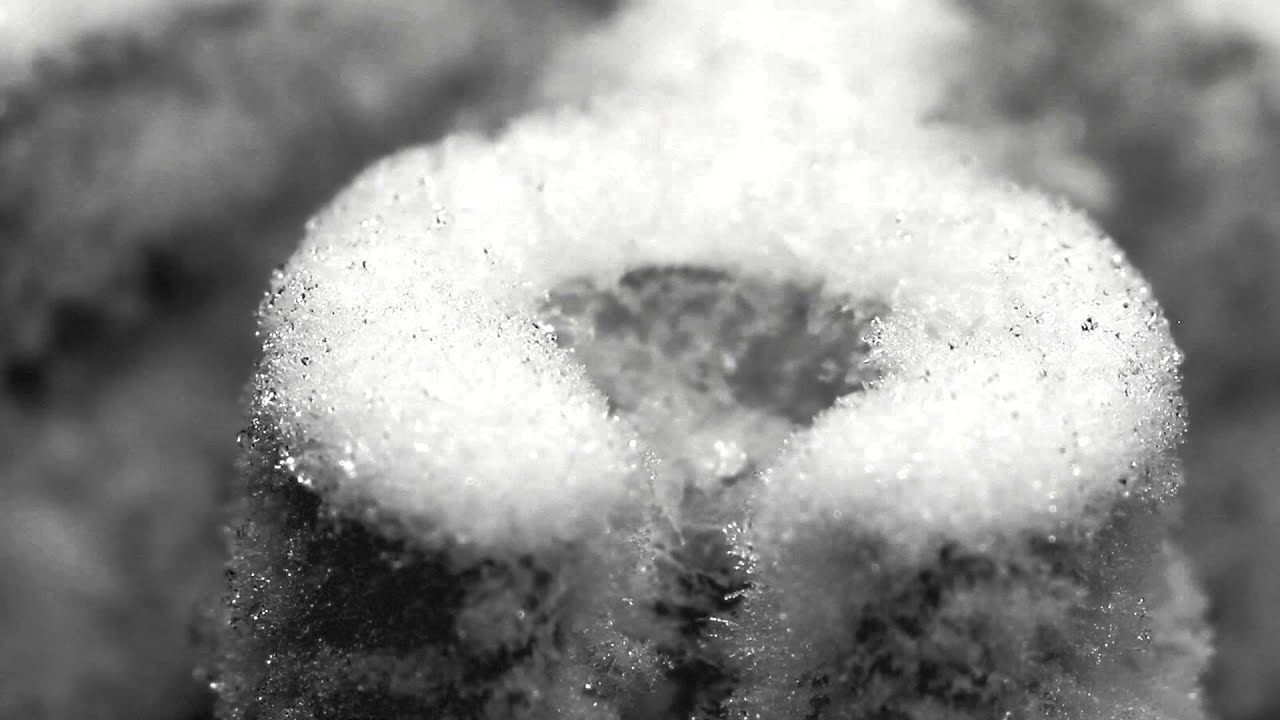 Macro Time Lapse of Ice Growing (1080p) - YouTube