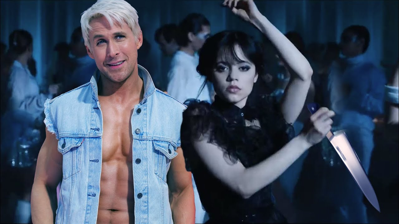 Wednesday dances with Ken - YouTube