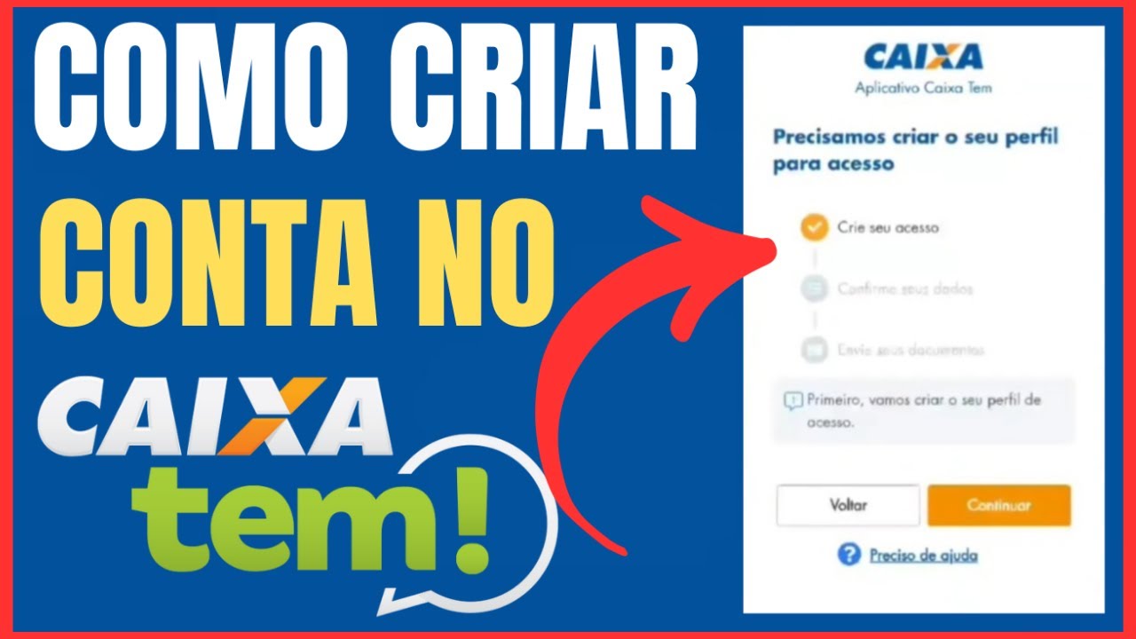 COMO CRIAR CONTA NO CAIXA TEM - PASSO A PASSO - YouTube