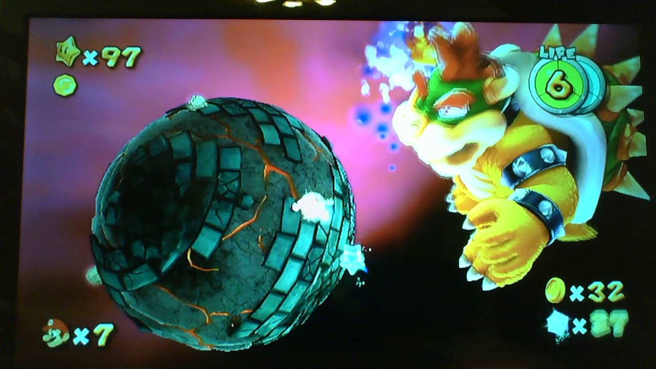 All castles + bosses in Super Mario Galaxy 2 ( Final boss ) - YouTube