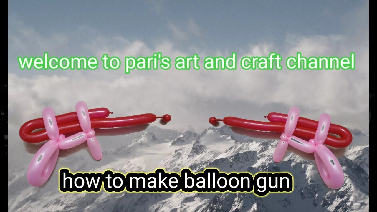 How to make balloon gun / how to make balloon pistol 🔫 - YouTube