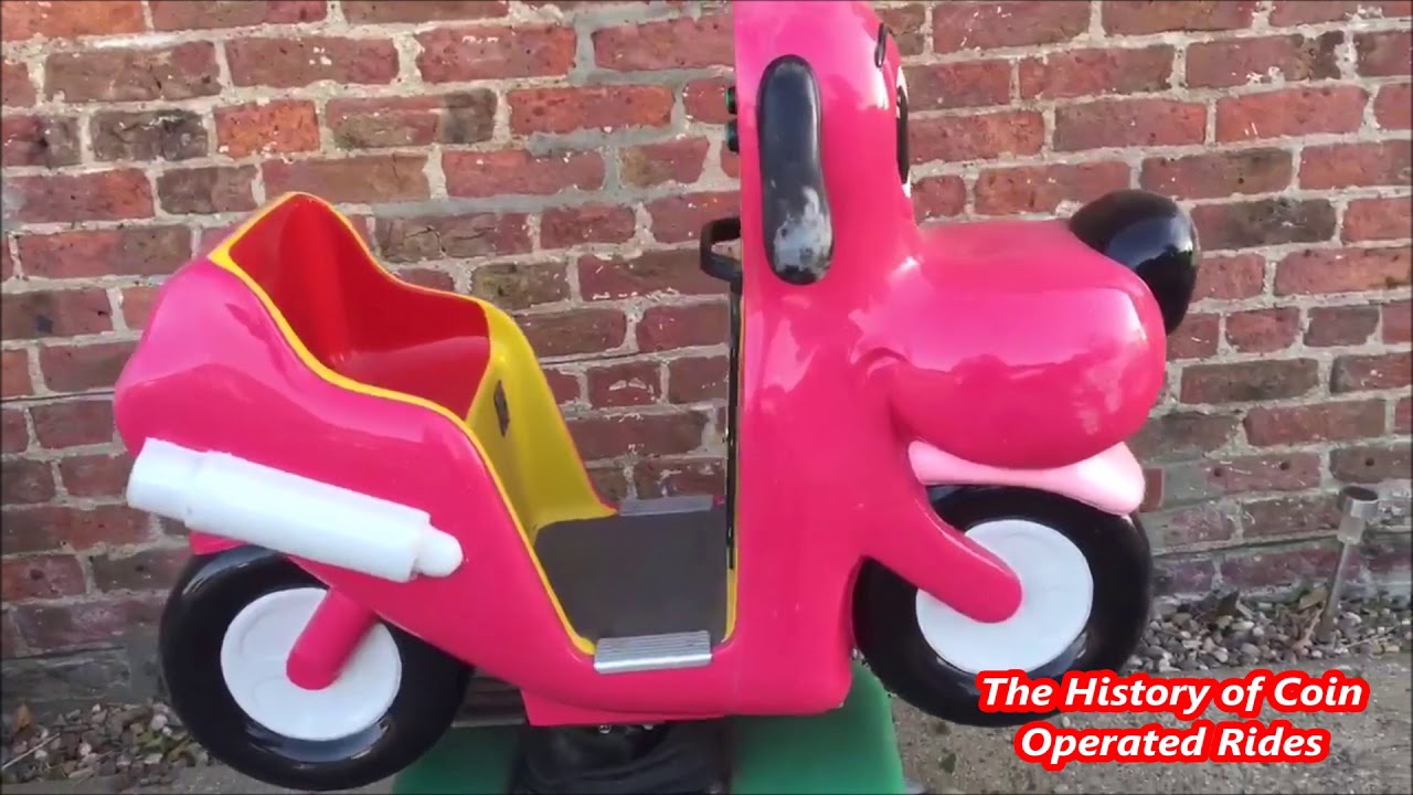 2000s Coin Operated Dog Kiddie Ride - Puppy Scooter - YouTube