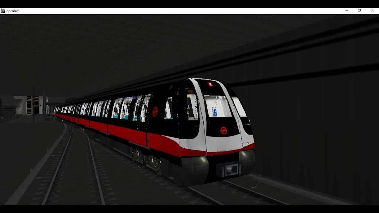 OpenBVE - SMRT Circle Line (Alstom Metropolis C830) - YouTube