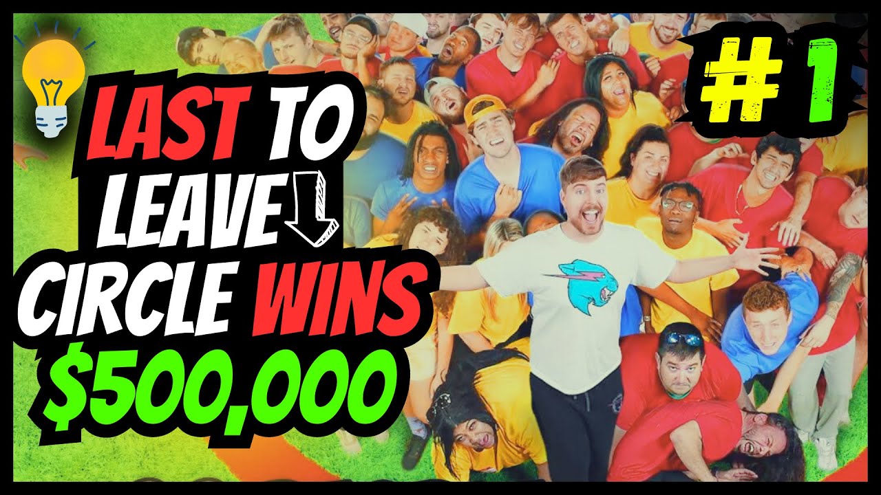 The last one to leave the circle wins $500,000 |1🔥 - YouTube