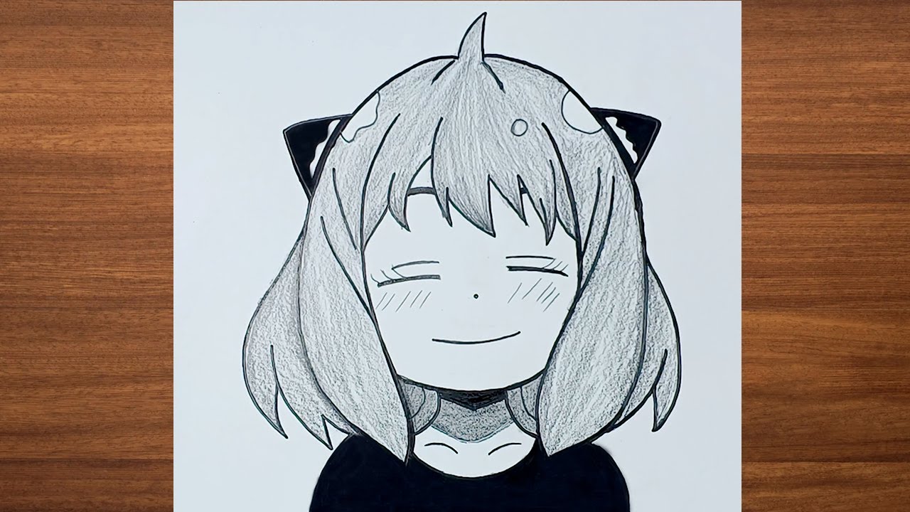 How to Draw Anya Forger | How to draw anime step by step || Easy anime ...