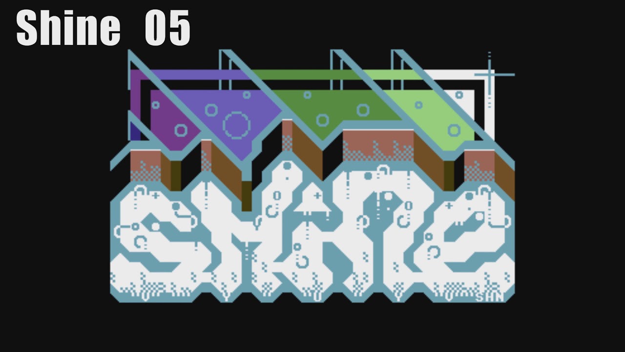 Shine's PETSCII Logos 2015 - 2019! Commodore 64 (C64) - YouTube