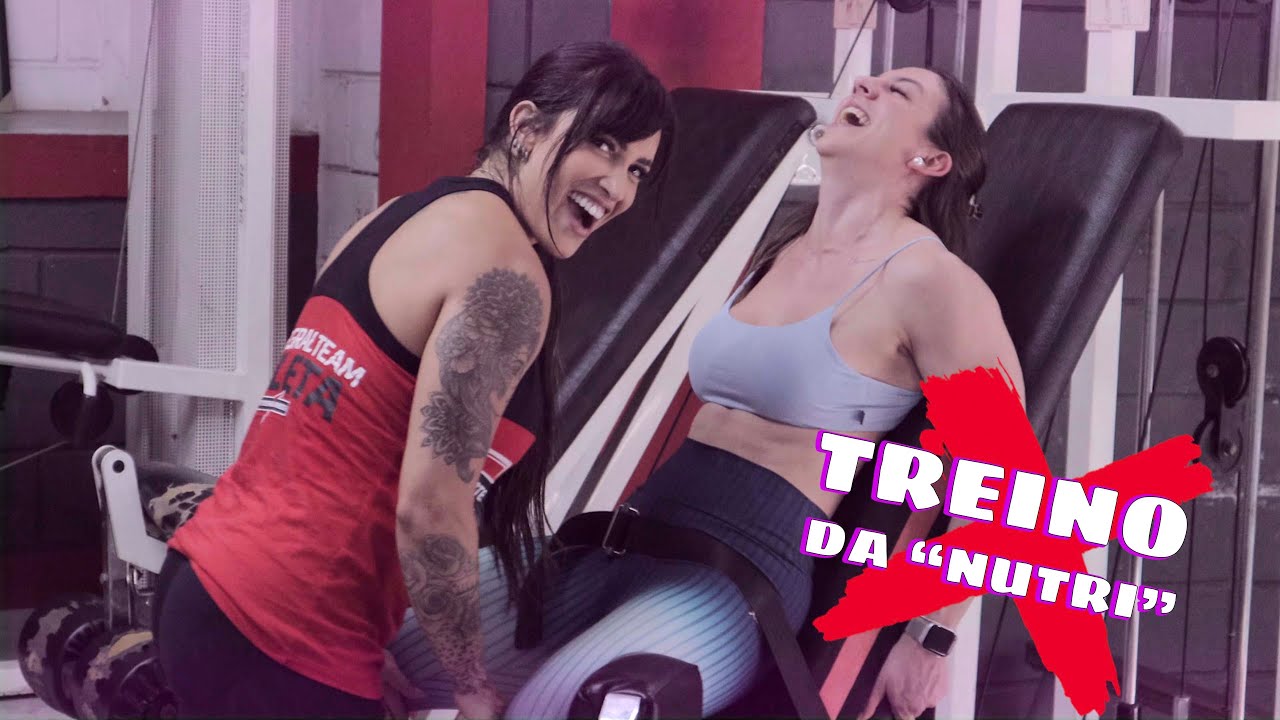 NUTRI FAZENDO TREINO DE GLÚTEOS DA ALINE | PROJETO NOVO SHAPE | ALINE ...
