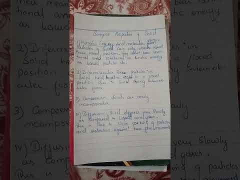 CHEMISTRY CHAPTER 6 SOLID STATE TOPIC PROPERTIES OF SOLID... - YouTube