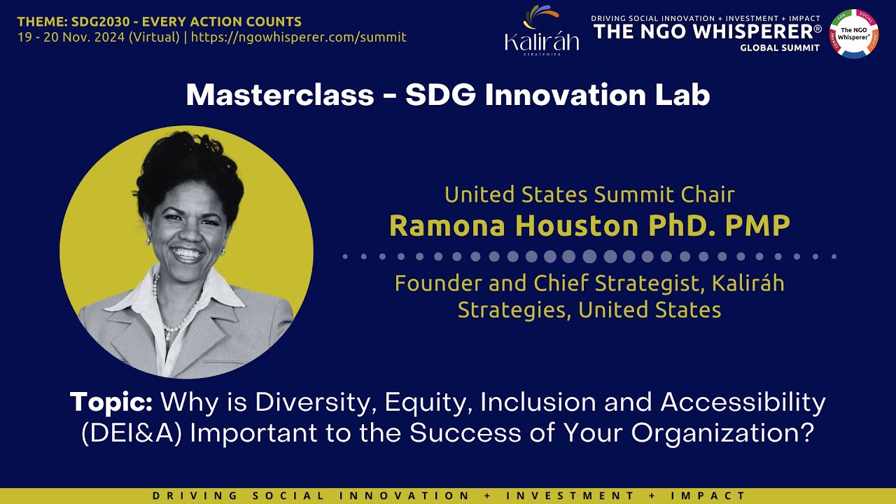 The NGO Whisperer Global Summit 2024 - Masterclass - Dr. Ramona Houston ...