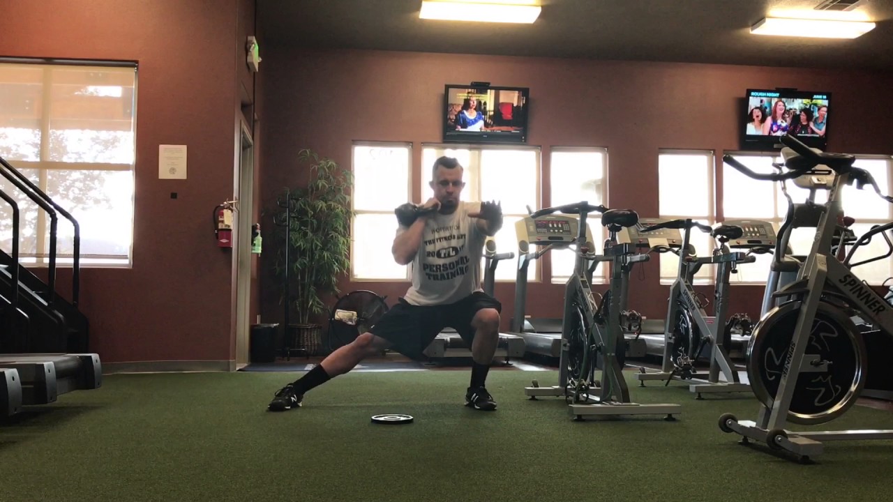 KB Offset Stationary Side Lunge - YouTube