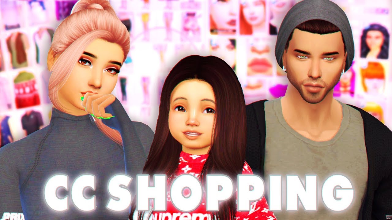 SIMS 4: LET'S GO CC SHOPPING + CC LINKS (100+ ITEMS) - YouTube