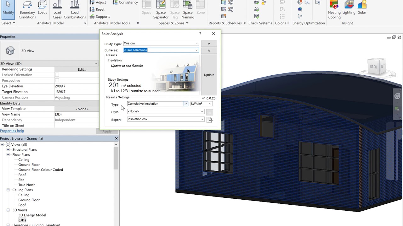 6D BIM Video 8: Solar Study Part 1 - YouTube