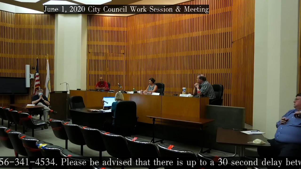 June 1, 2020 City Council Work Session & Meeting - YouTube