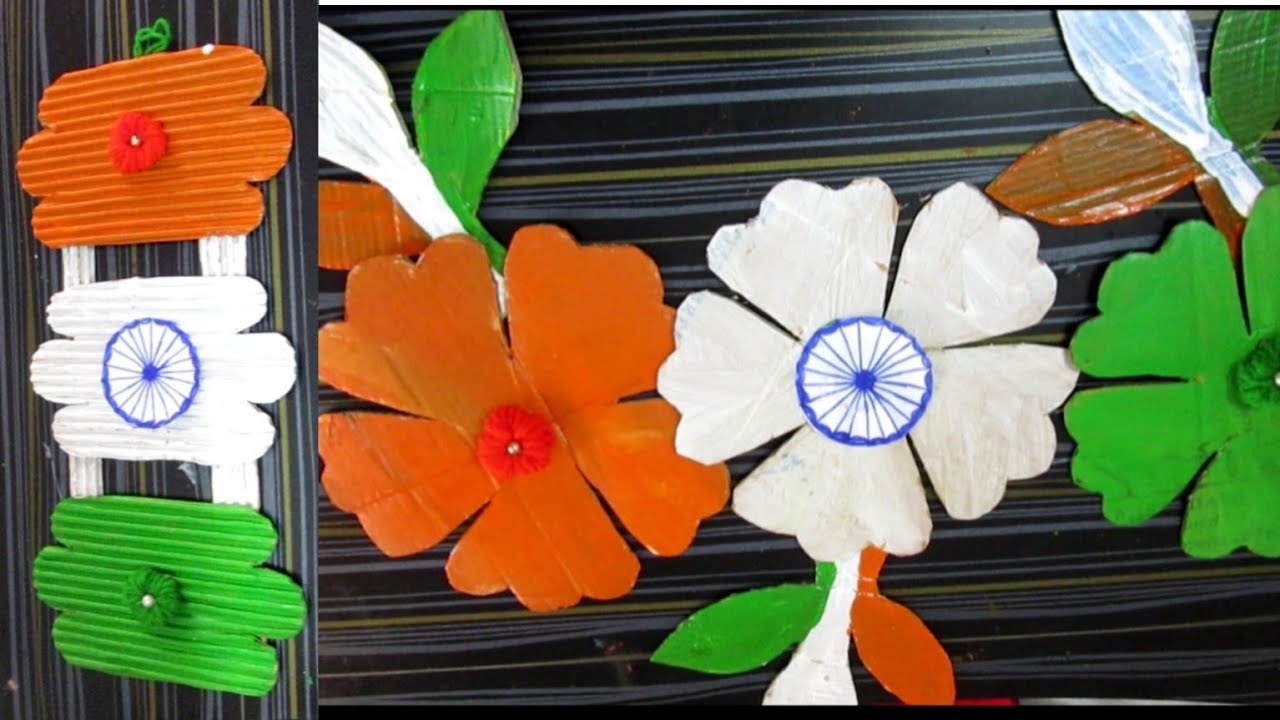 2 Easy Craft For Independence Day/Handmade Wall Hanging For ...