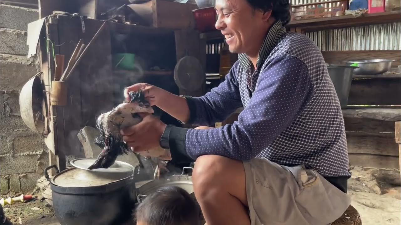 Tau ob peb hnub no lawm kuv tus txiv tsev los tua qaib rau kuv tau noj - YouTube