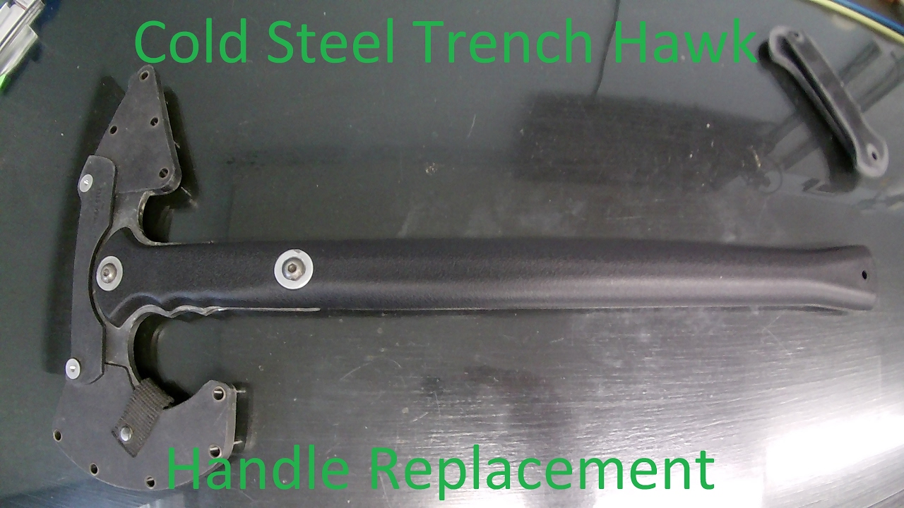 Cold Steel Trench Hawk Handle Replacement - YouTube