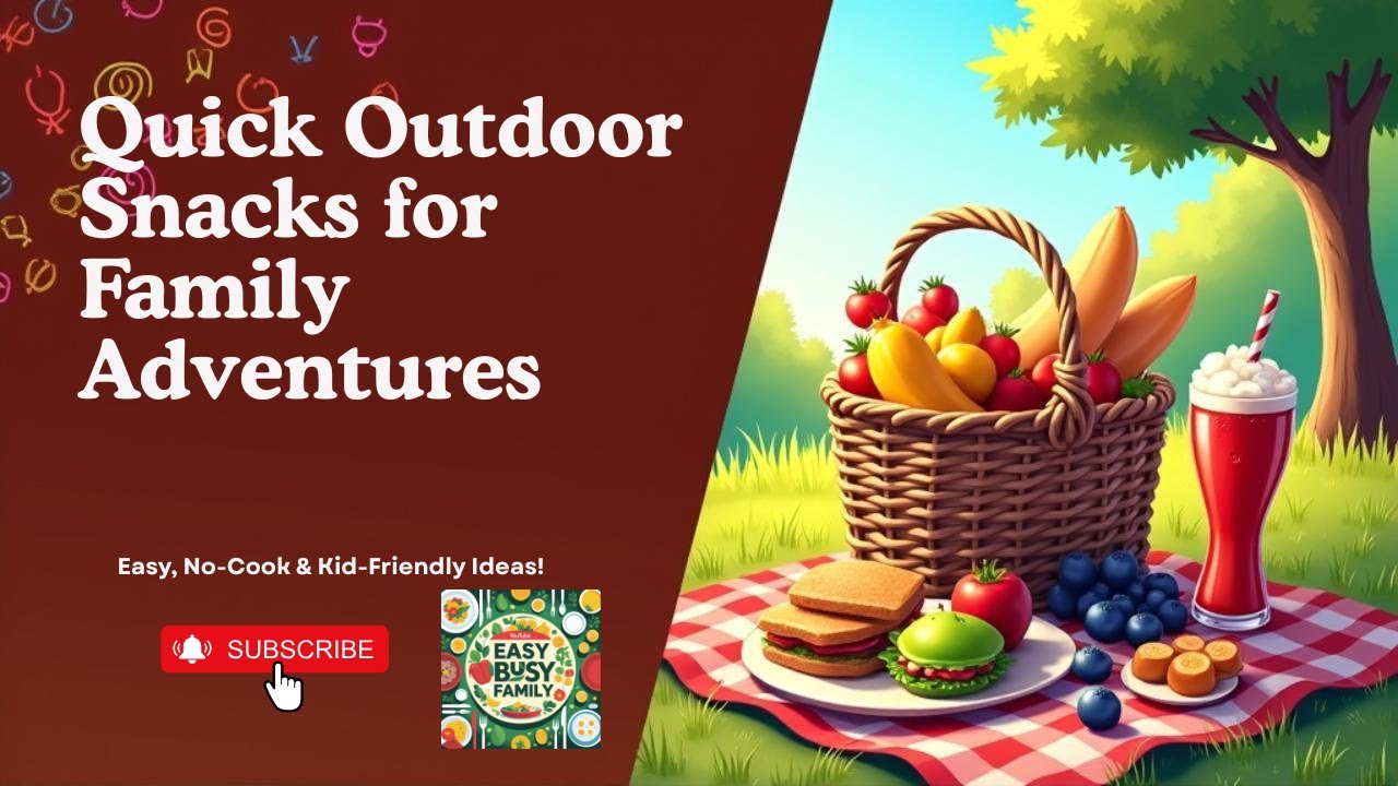 Quick Outdoor Snacks for Family Adventures Easy, No-Cook & Kid-Friendly ...