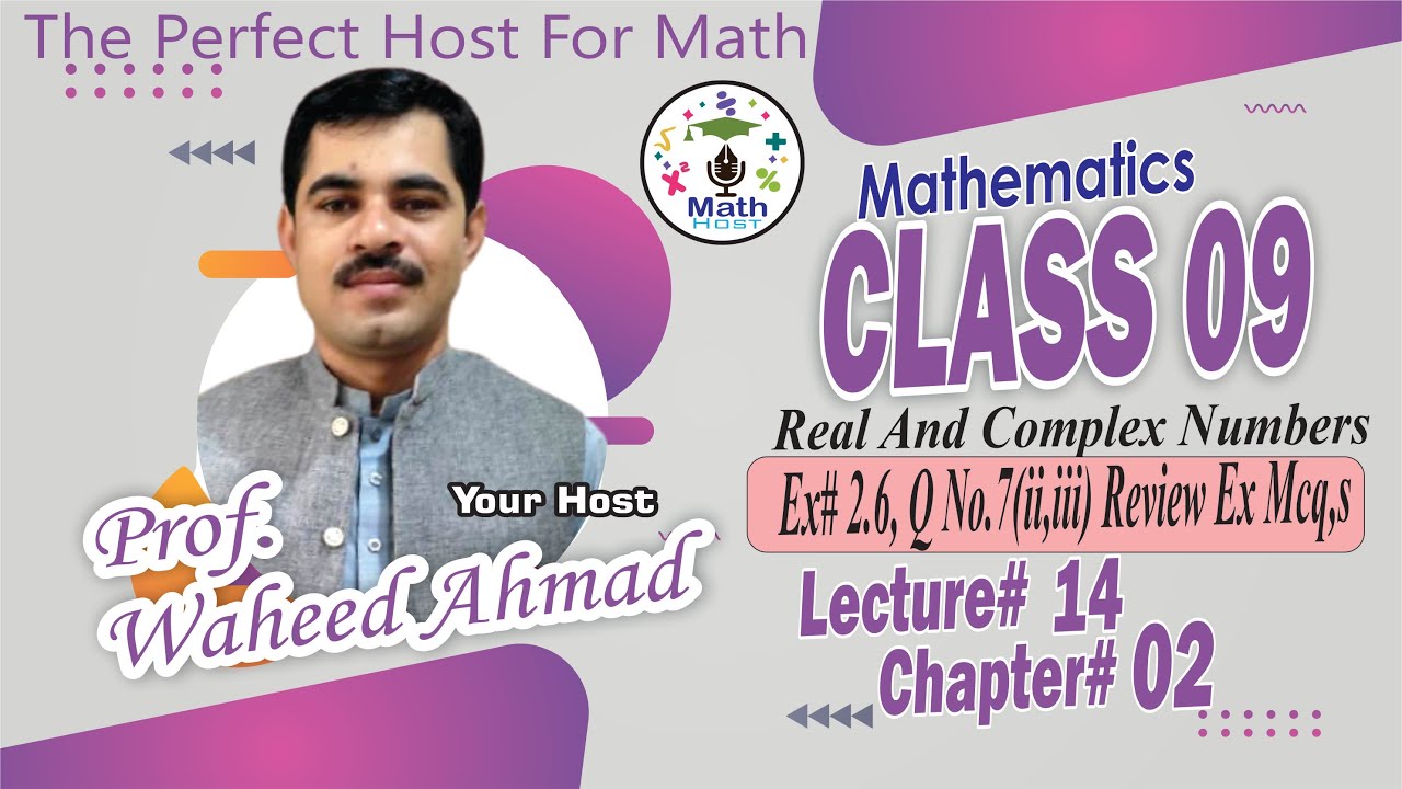 REVIEW EXERCISE MCQ'S || CLASS 9 MATH || MATH HOST - YouTube