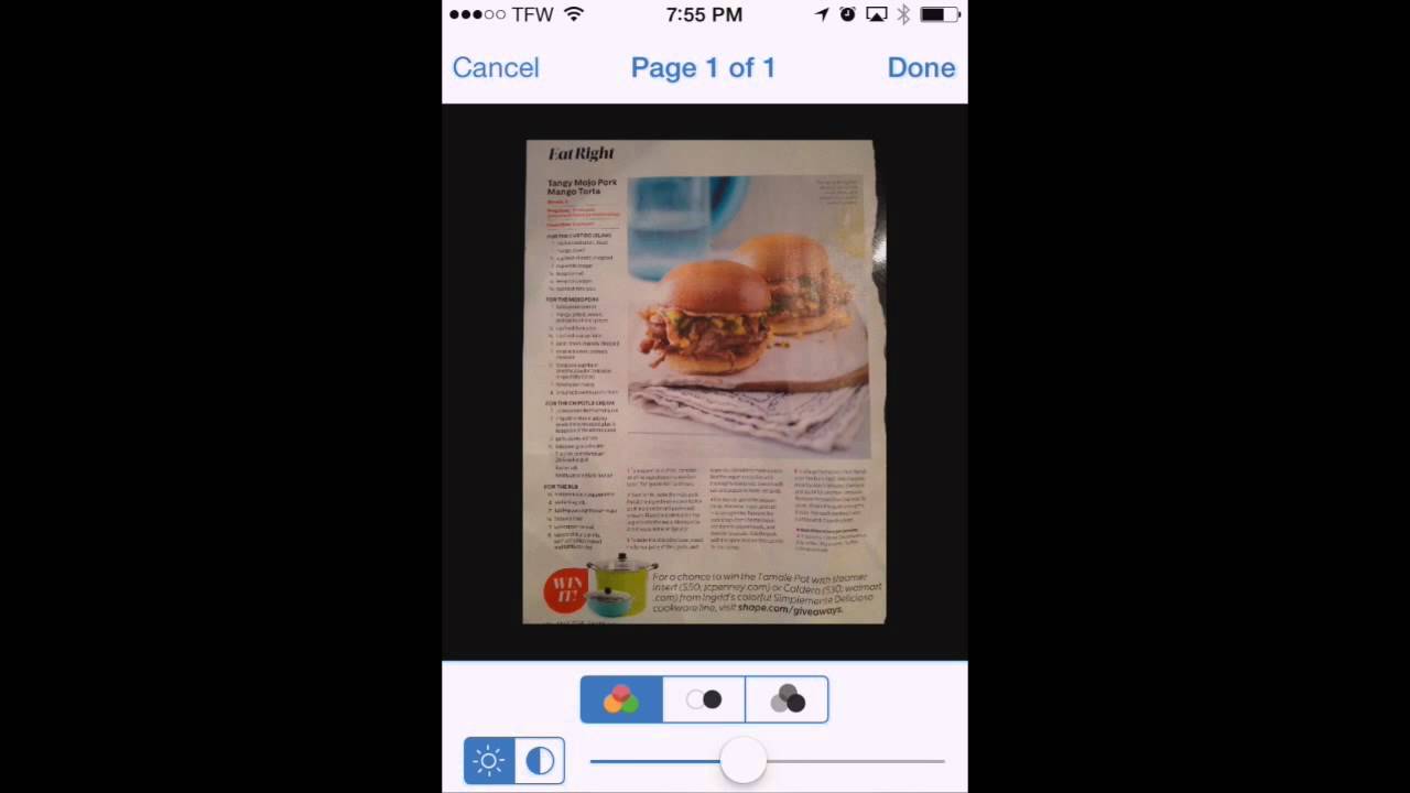 How to Scan and Organize Recipes using your iPhone or iPad and PDFpen ...