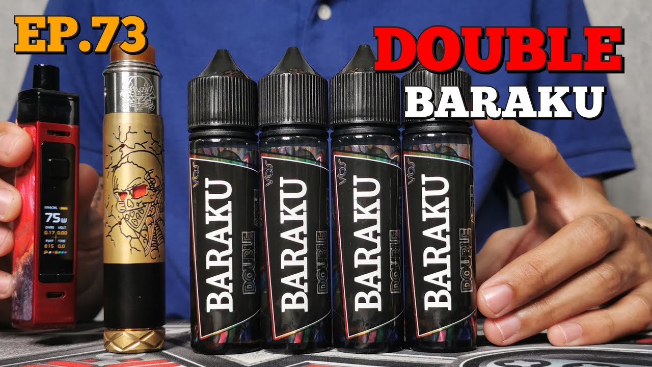 รีวิว น้ำยาบุหรี่ไฟฟ้า DOUBLE BARAKU APPLE ดับเบิ้ล บารากู่ แอปเปิ้ล ...