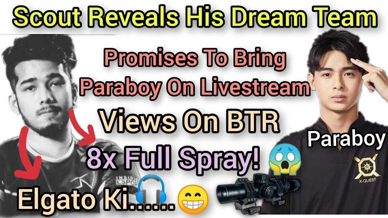 Scout Promises To Bring XQF Paraboy On Livestream | Reveals His Dream ...