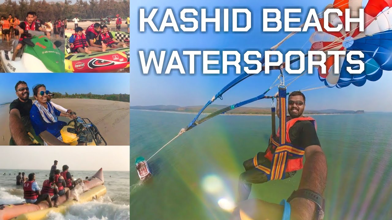 Kashid Beach | Watersports | Parasailing | Full Details - YouTube