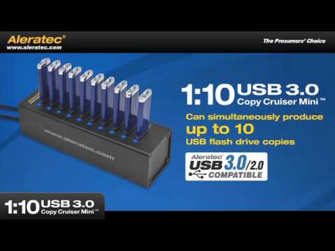Aleratec 1:10 USB 3.0 Copy Cruiser Mini Flash Drive Duplicator 330113 ...