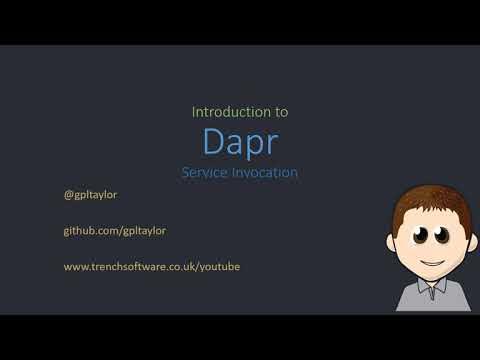 Dapr - Service Invocation - YouTube