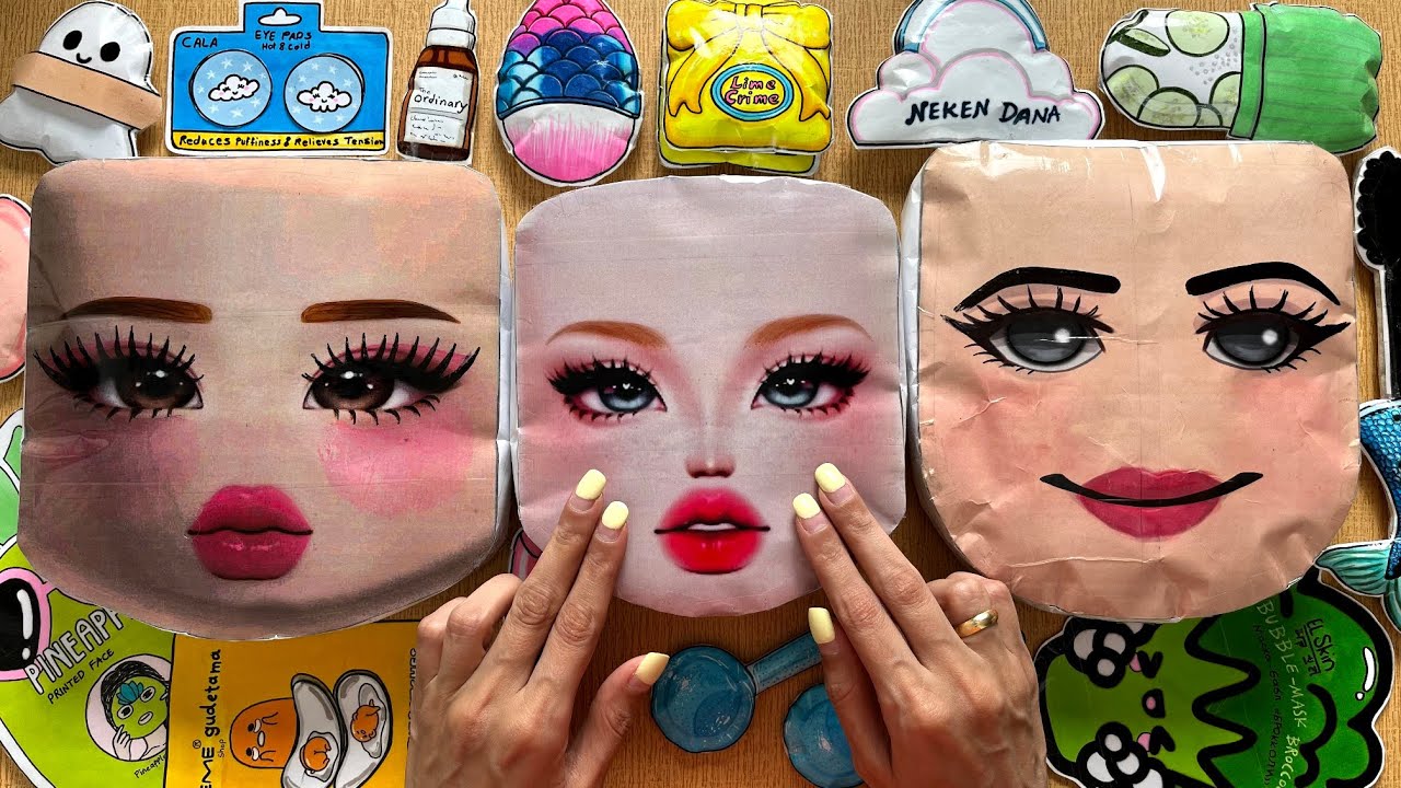 Roblox Makeup ASMR Compilation 💖💅👄 Paper Diy - YouTube