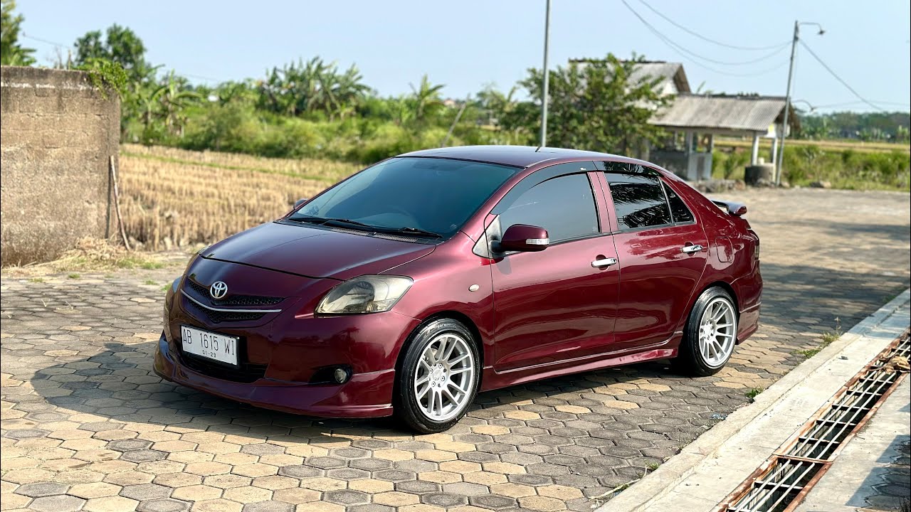 VIOS MERAH MARRON Cuma Rp.52,5 JUTA CASH REAL Full Modifikasi Dokumen ...