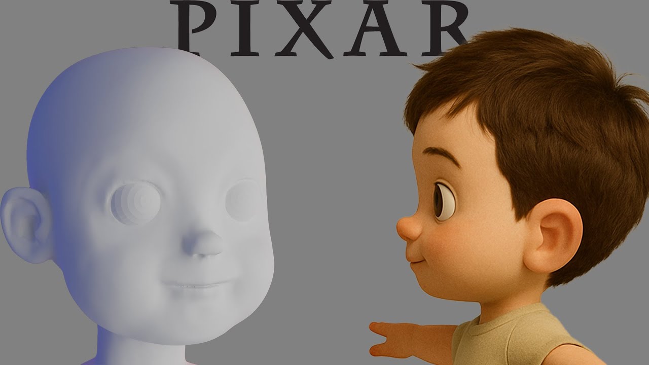 SCULPTING MY OWN PIXAR CHARACTER - YouTube